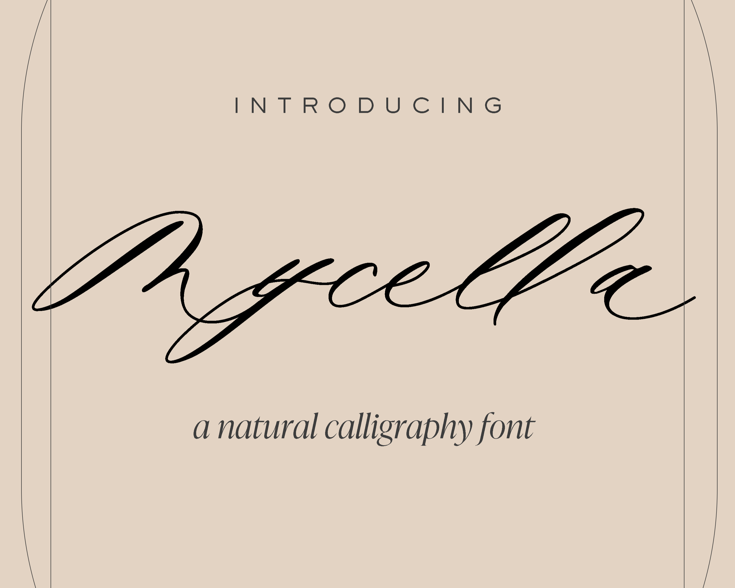 Love at first letter- meet Mycella. 💕 – Written Word Calligraphy and Design