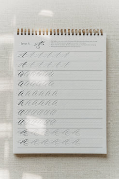 Modern Calligraphy Lowercase and Uppercase Practice Pad Bundle ...