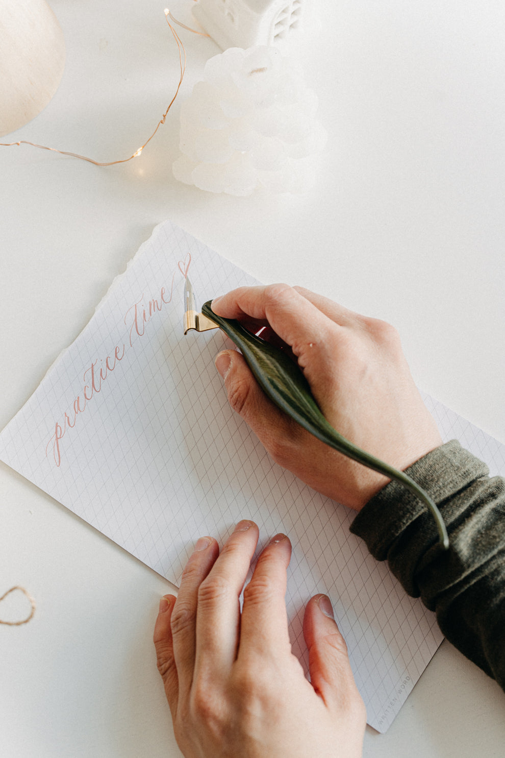 Curved Oblique Calligraphy Pen – Written Word Calligraphy and Design