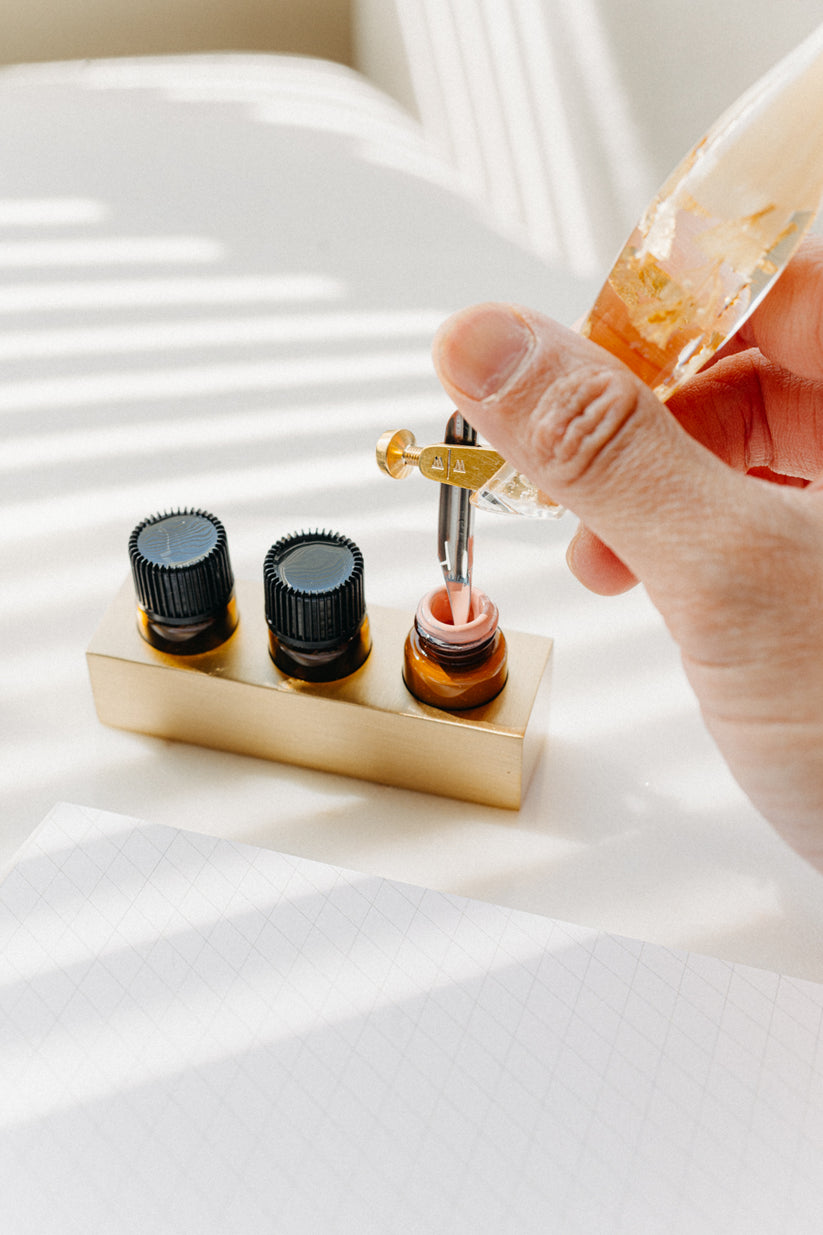 Mini Calligraphy Tilted Inkwell – Written Word Calligraphy and Design