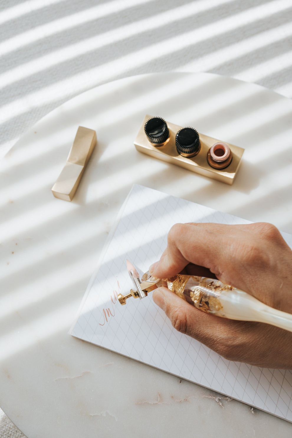 Mini Calligraphy Tilted Inkwell – Written Word Calligraphy and Design