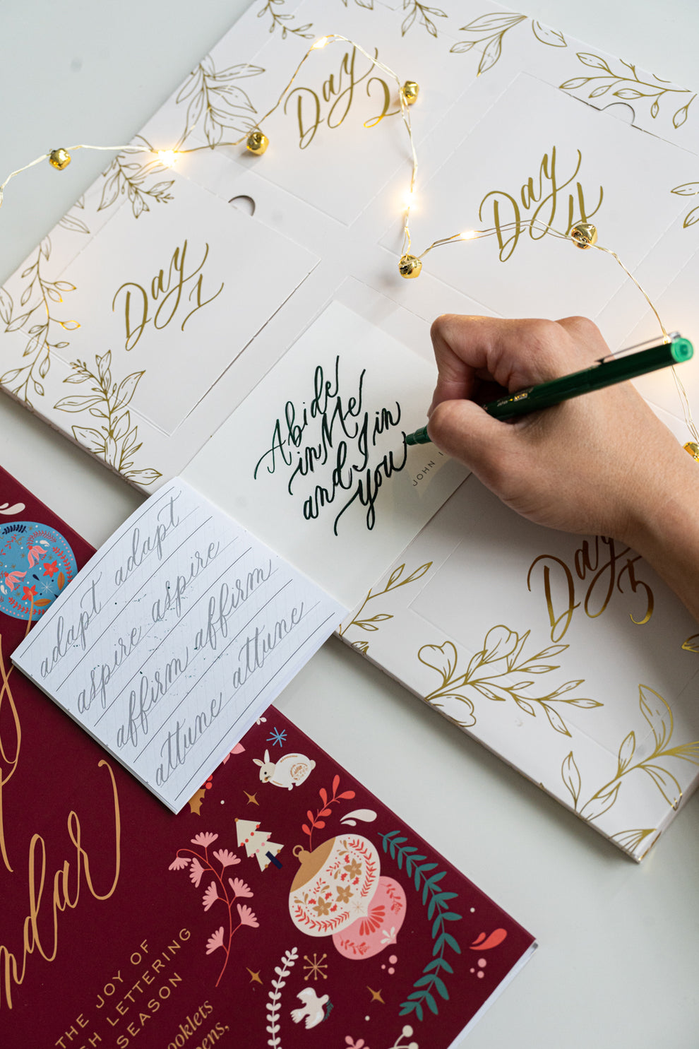 Brush Calligraphy Advent Calendar – Written Word Calligraphy and Design