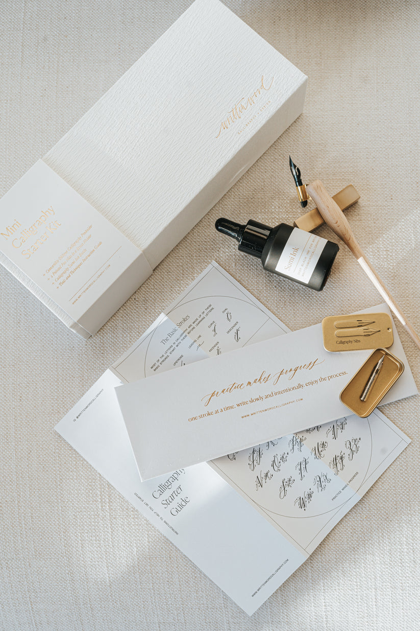 Mini Calligraphy Starter Gift Set | Modern Calligraphy Starter Kit ...