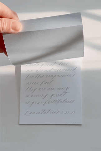 Trace The Word Notepad – Written Word Calligraphy and Design