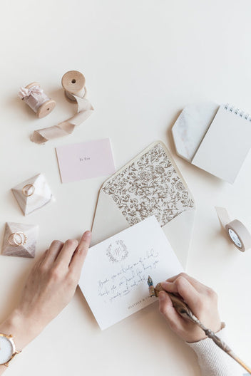 Personalized Stationery Lookbook – Written Word Calligraphy and Design